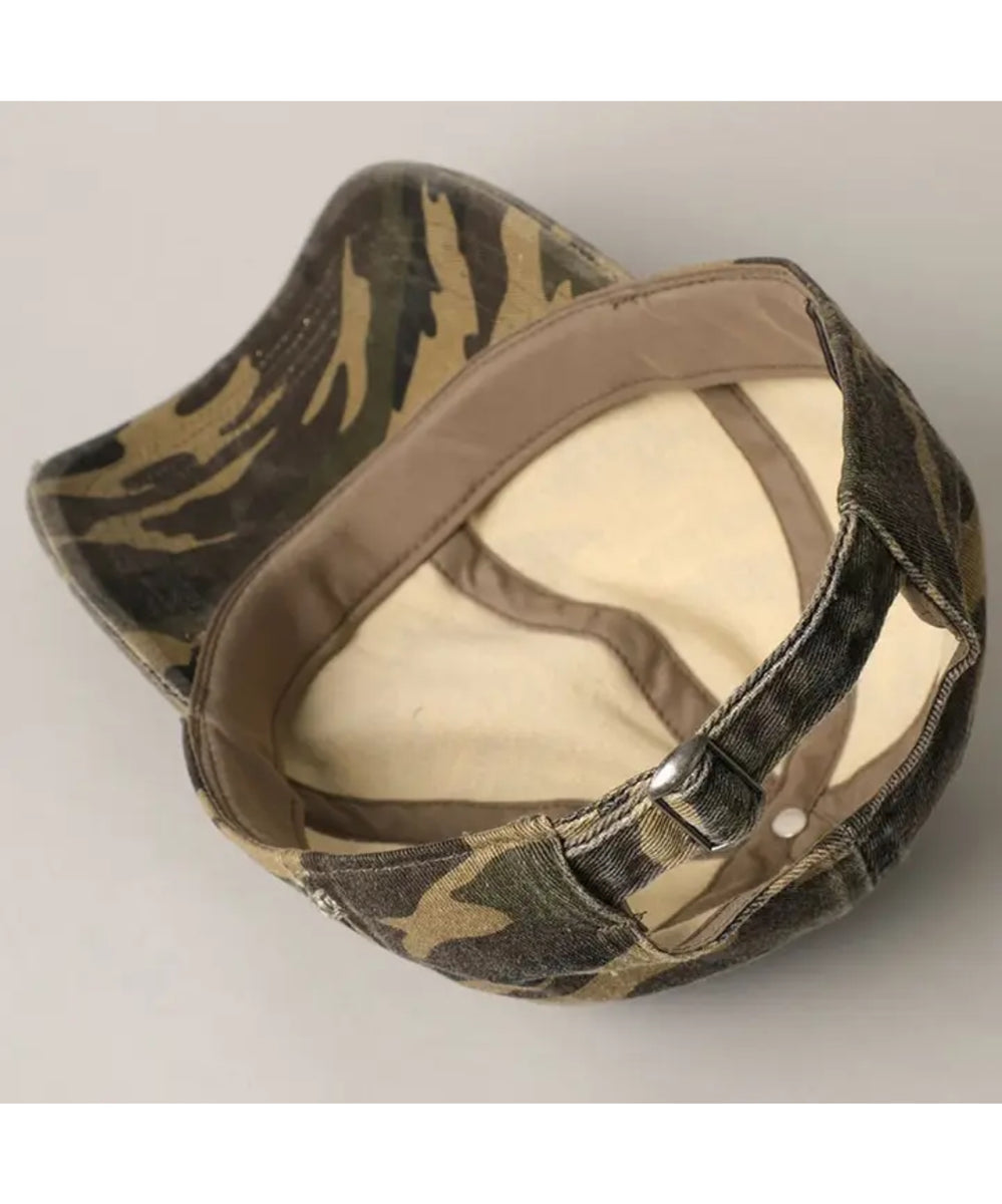 Camouflage Distressed Ball Cap – STONE + BIRCH BOUTIQUE